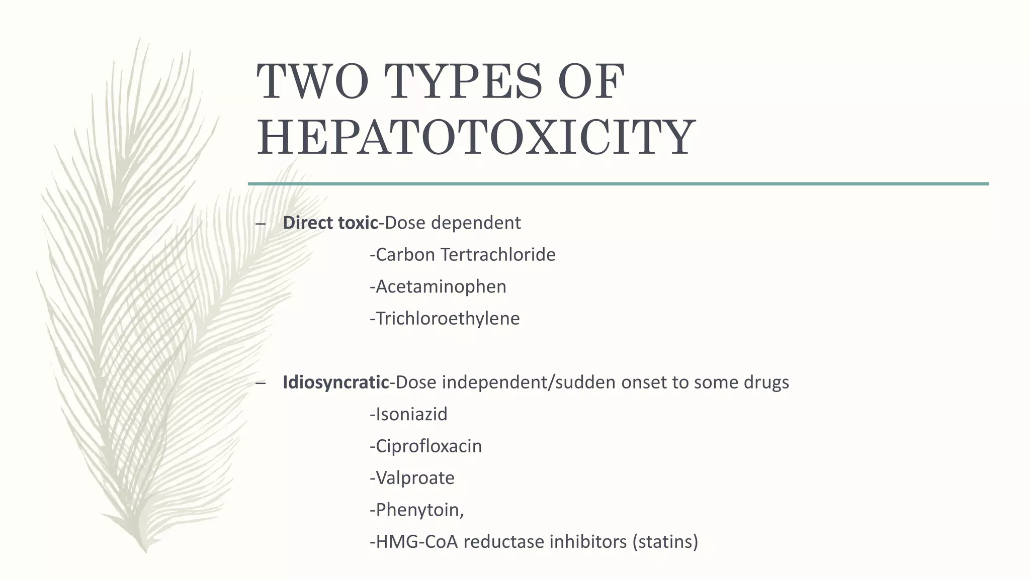 Toxic and drug induced hepatitis | PPTX