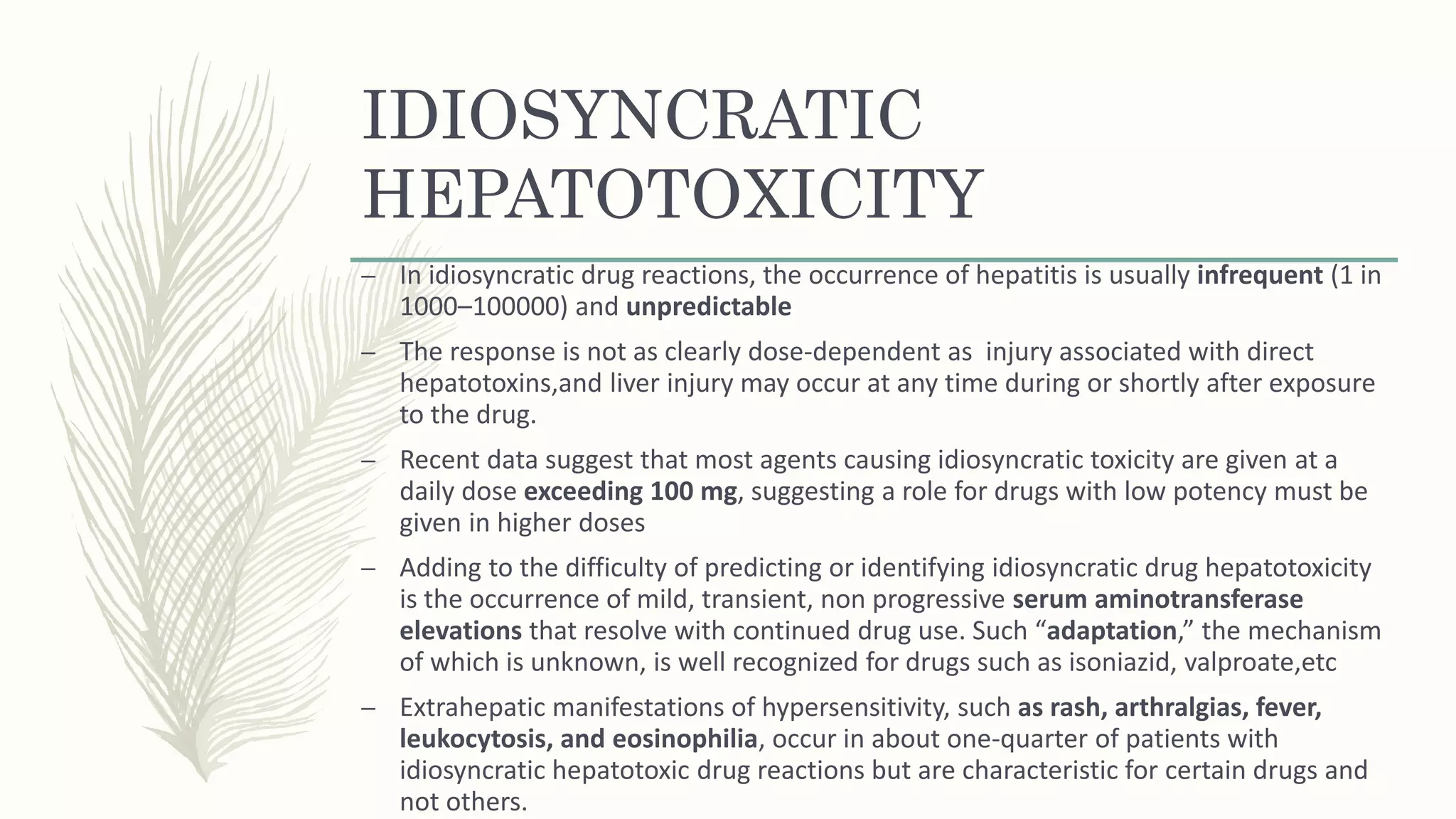 Toxic and drug induced hepatitis | PPTX