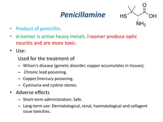 Toxicities and manag. of poisonings (heavy metals) | PPTX
