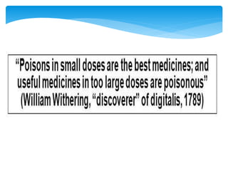 Management of some commonly used drugs toxicity | PPT