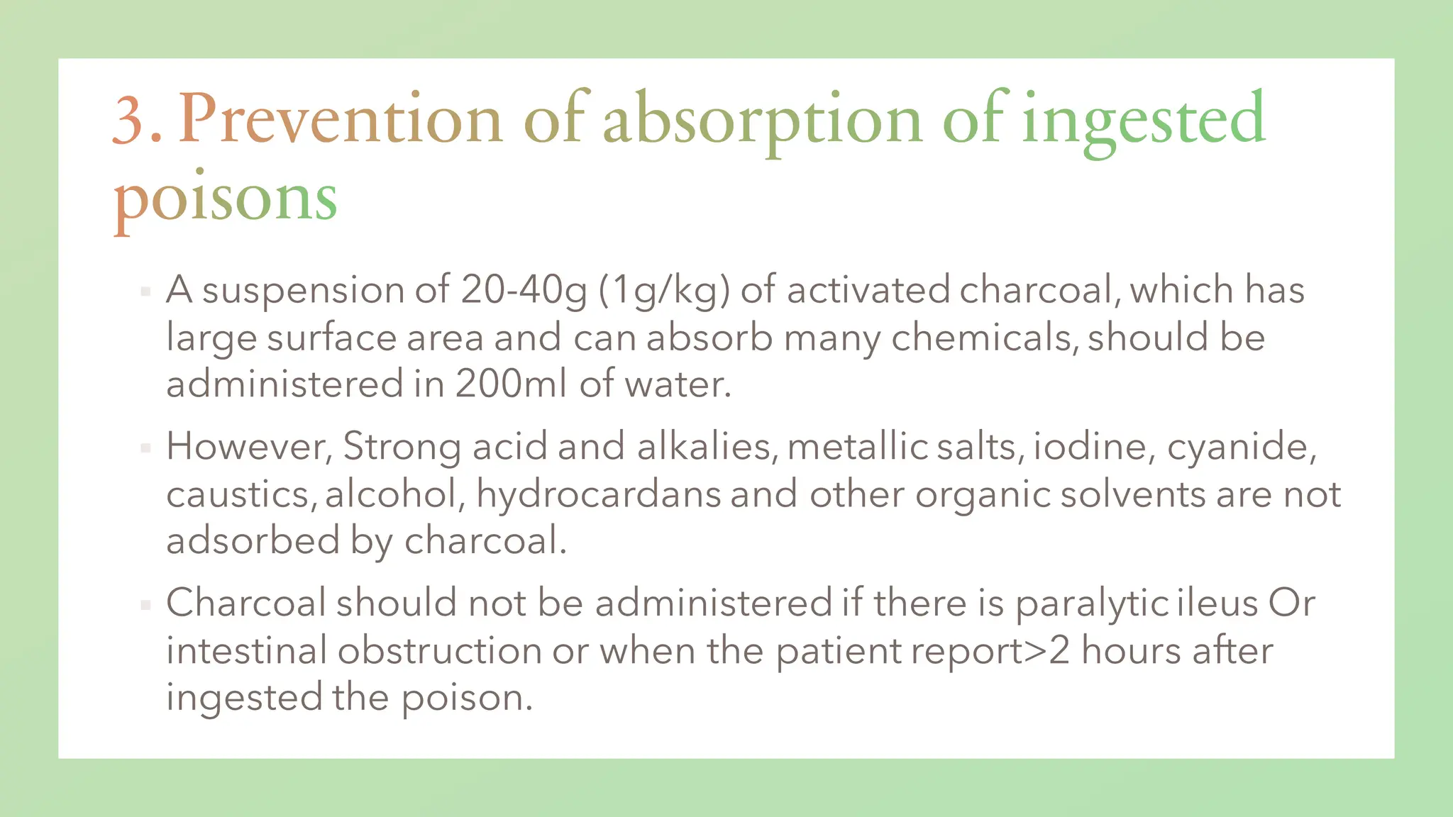 General Principles of treatment of Poisoning | PDF