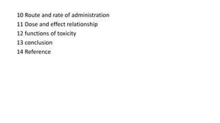 toxicity and mechanism of toxicant action.pptx
