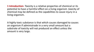 toxicity and mechanism of toxicant action.pptx