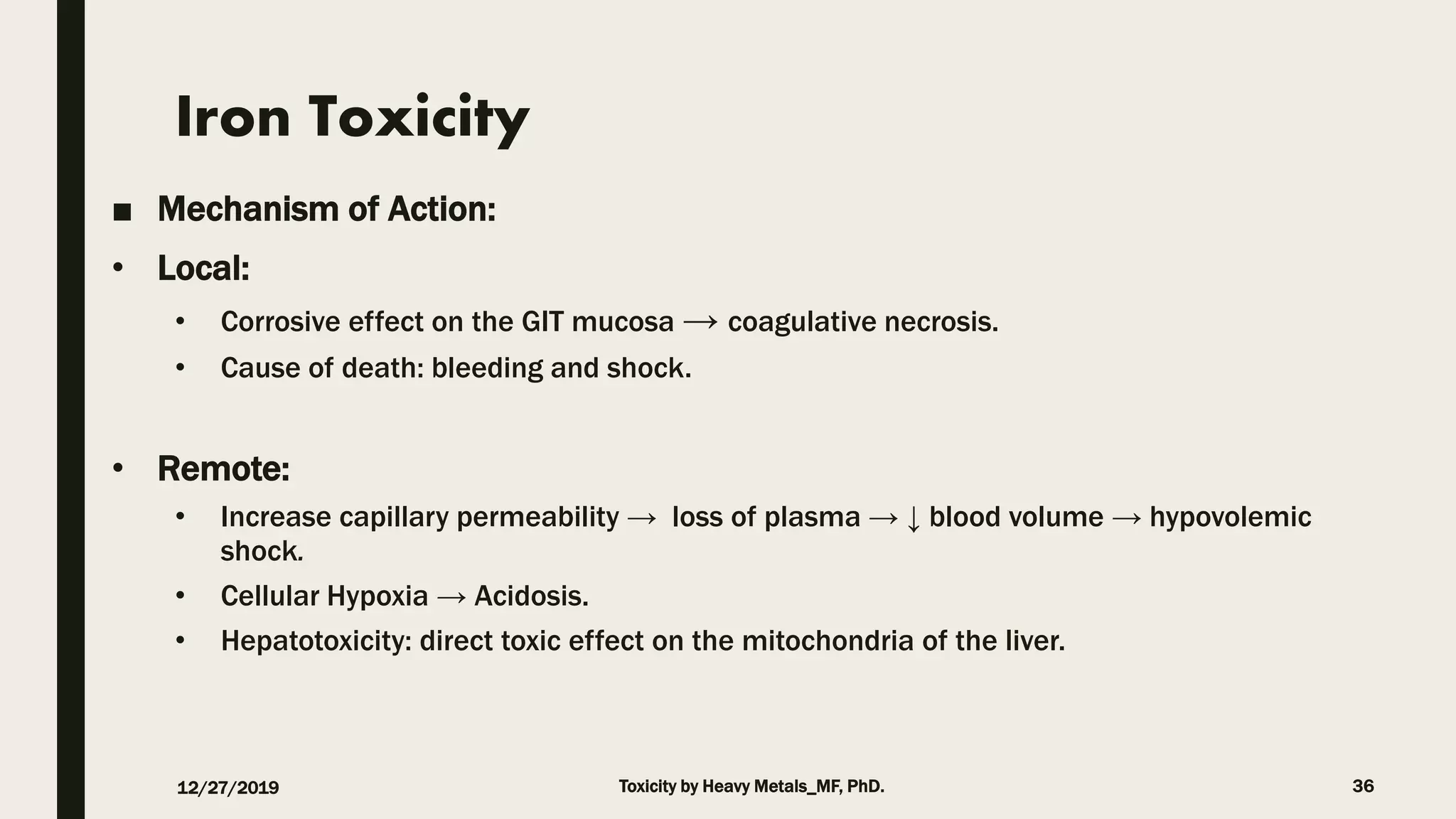 Toxicity by Heavy Metals | PPTX