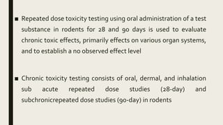 Toxicity Studies | PPTX