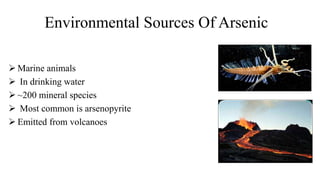 Toxicity of arsenic | PPTX