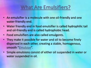 Toxicity of Emulsifiers | PPTX