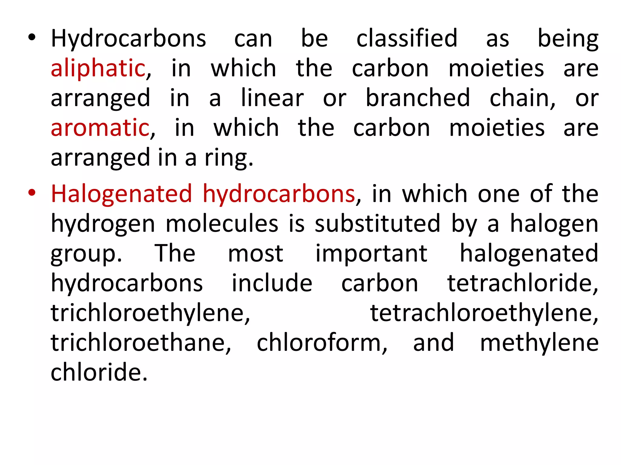 Toxicity of hydrocarbons | PPTX