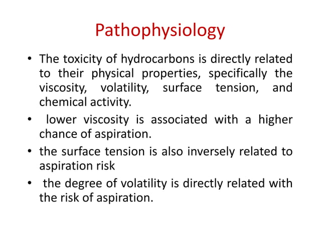 Toxicity of hydrocarbons | PPTX | Heart and Cardiovascular Diseases ...