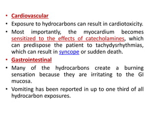 Toxicity of hydrocarbons | PPTX