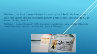 Toxicity of methanol,ethanol ethylene glycol | PPTX