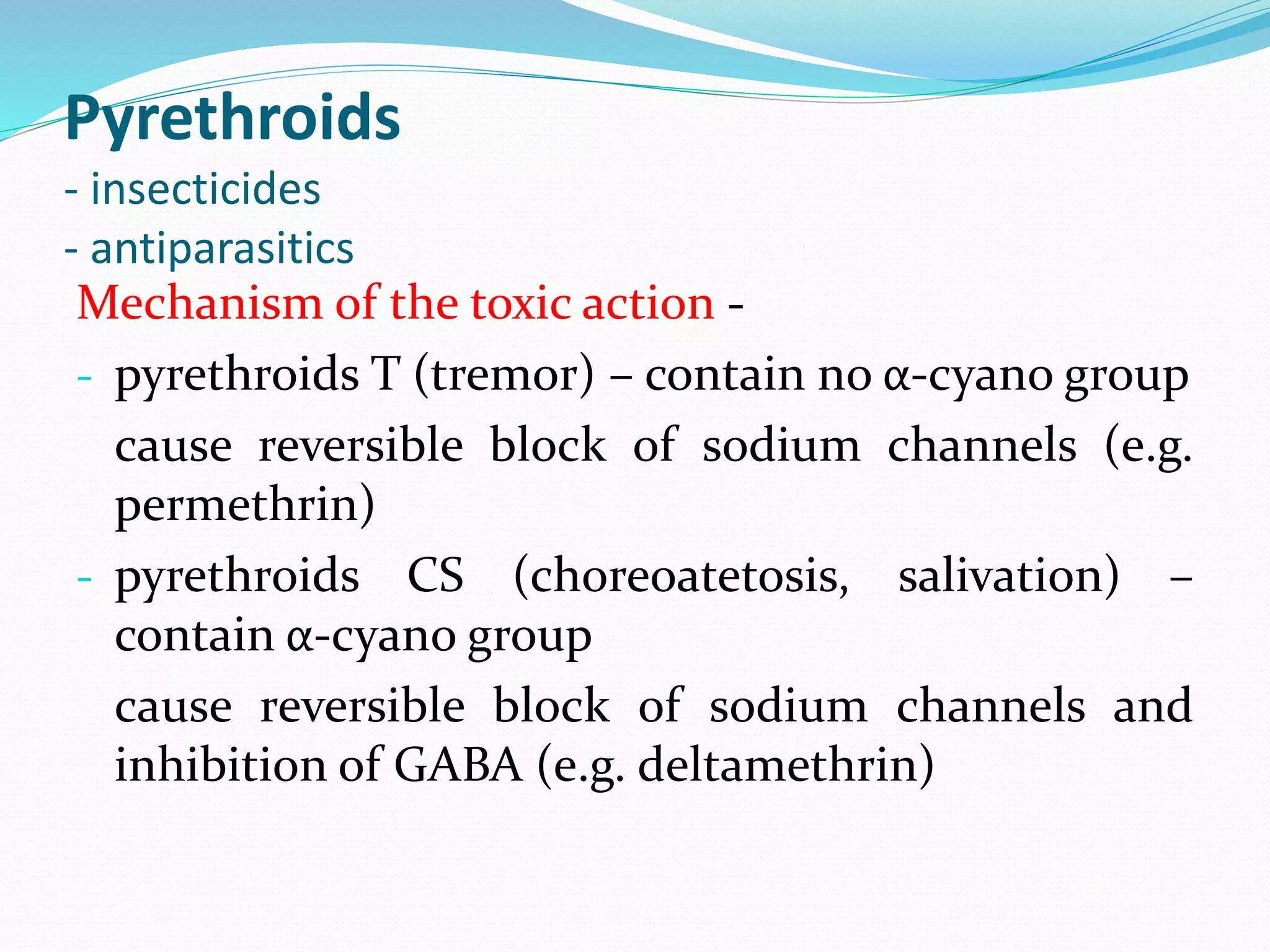 Toxicity of pesticides | PPTX