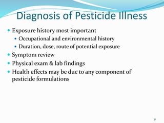 Toxicity of pesticides | PPTX