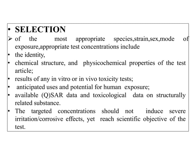 Inhalation Toxicity Studies- OECD guidelines | PPTX | Lung and ...