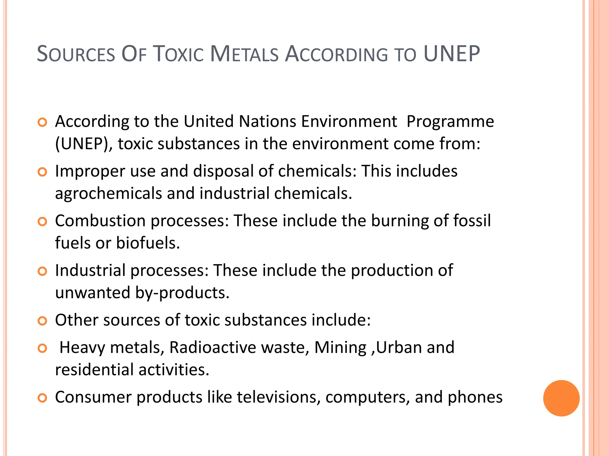 Toxic metals types sources and consequences. | PDF