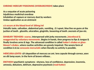 TOXICO- MERCURY (Inorganic mercury is poisonous).pptx