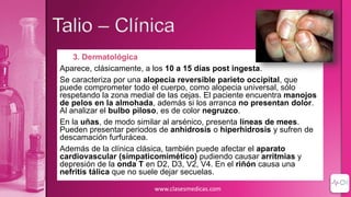 Toxicología Talio | PPTX