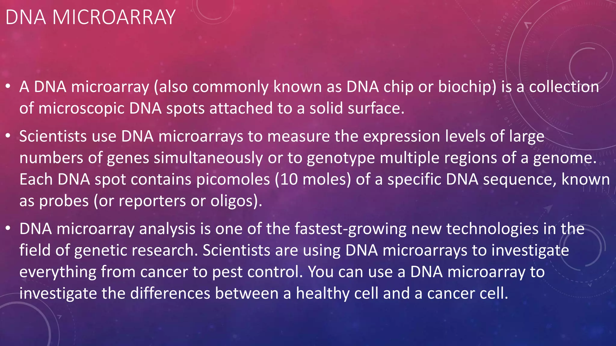 Toxicogenomics: microarray | PPTX