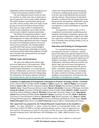 Toxicogenomic technologies final | PDF