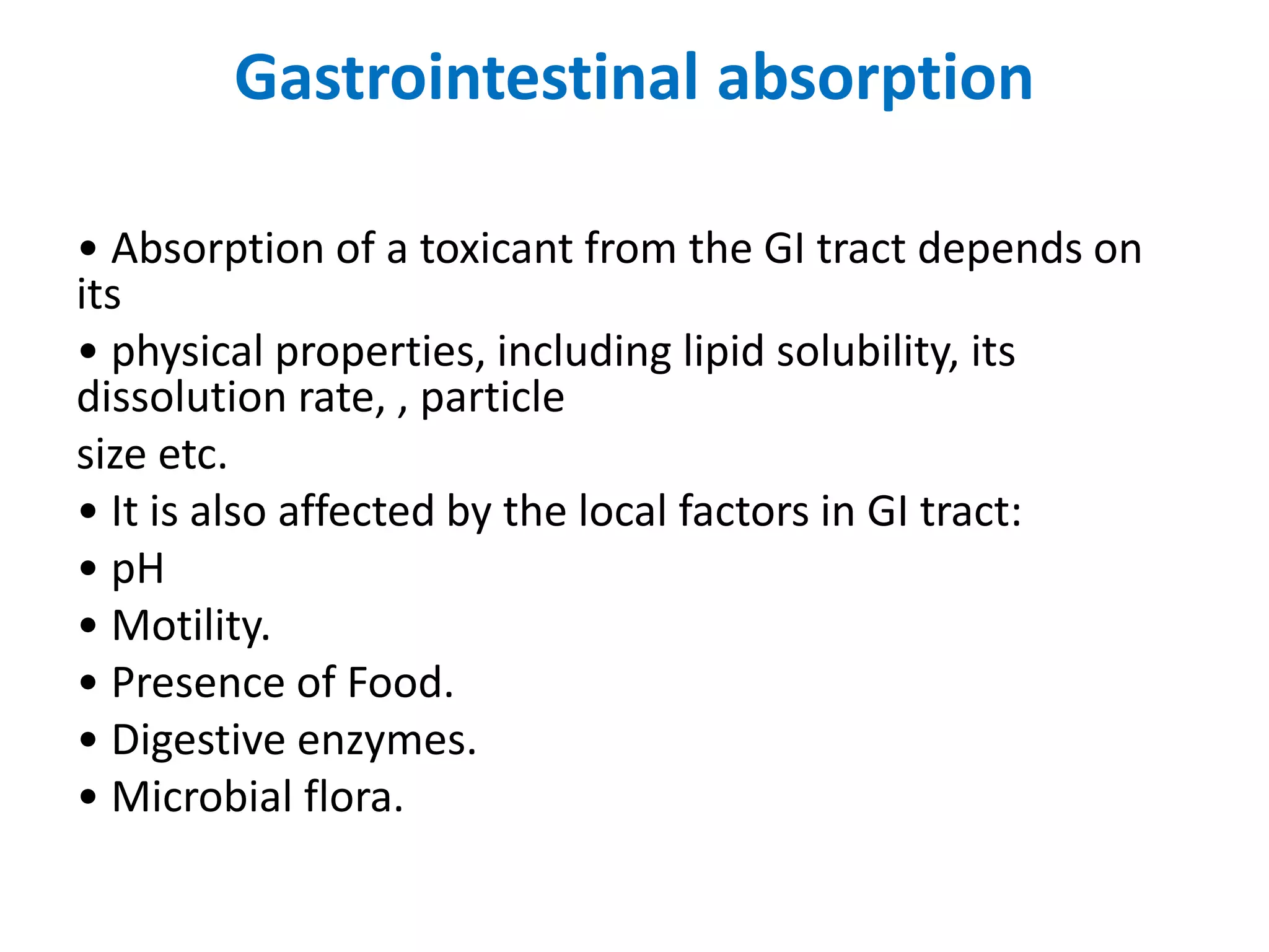 Toxicokinetics | PPTX