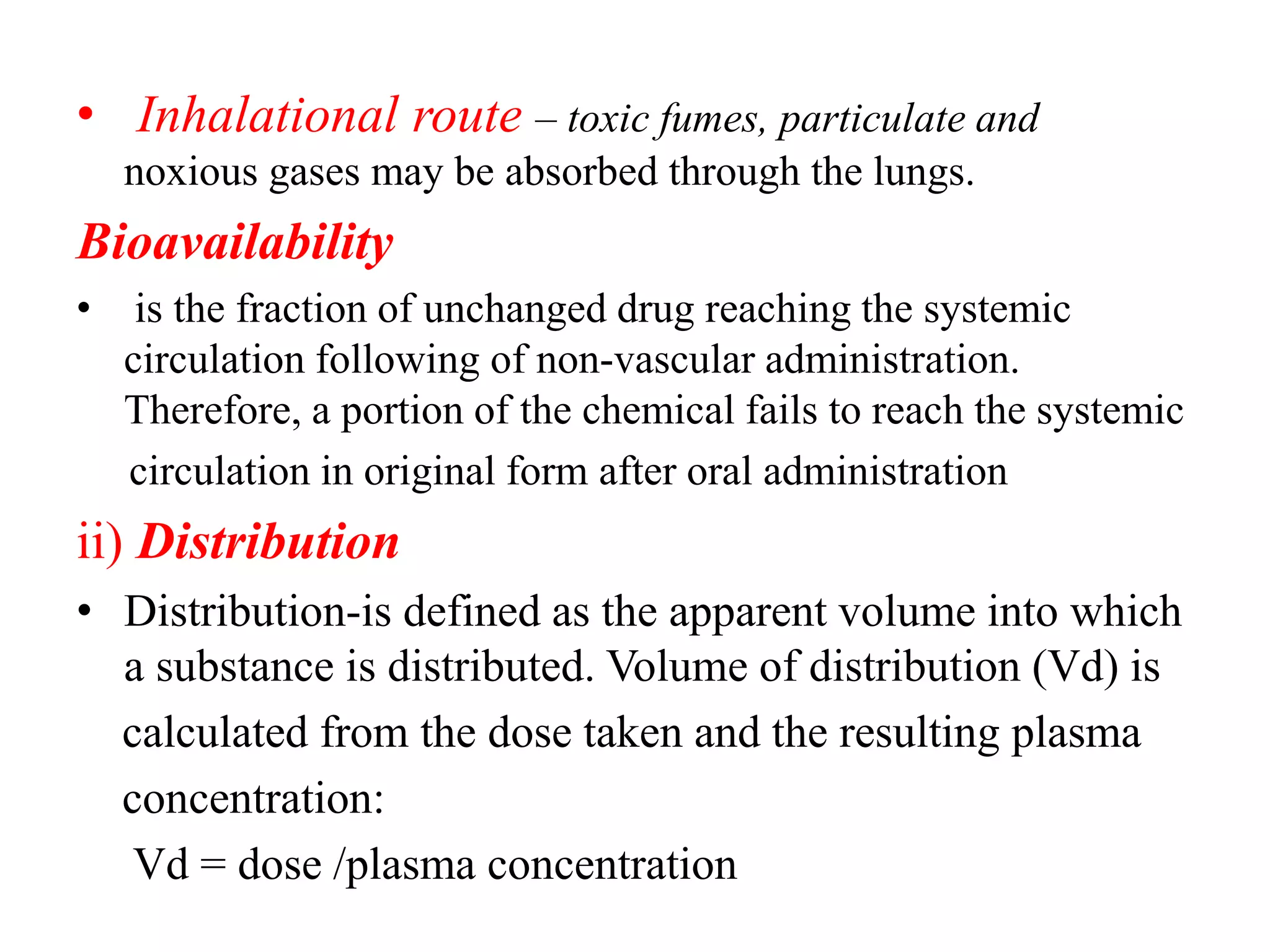 Toxicokinetics | PPTX