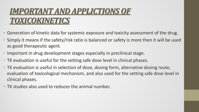 Assignment on Toxicokinetics | PDF