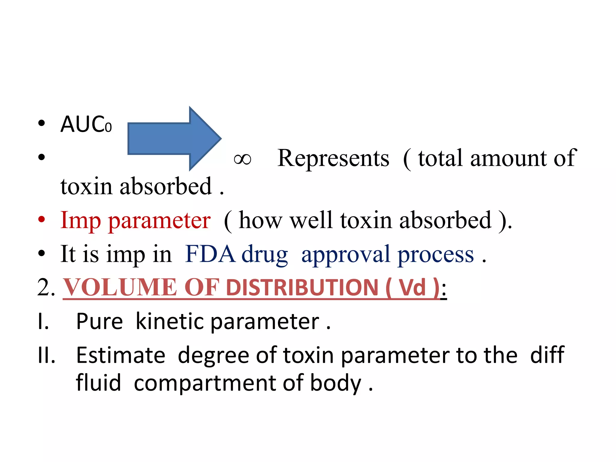 Toxicokinetics of pharmdians | PPTX