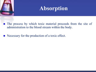 Toxicokinetics or pharmacokinetics | PPT