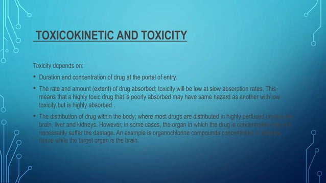 Toxicokinetics studies by vikas gupta.pptx | Endocrine and Metabolic Diseases | Diseases and ...