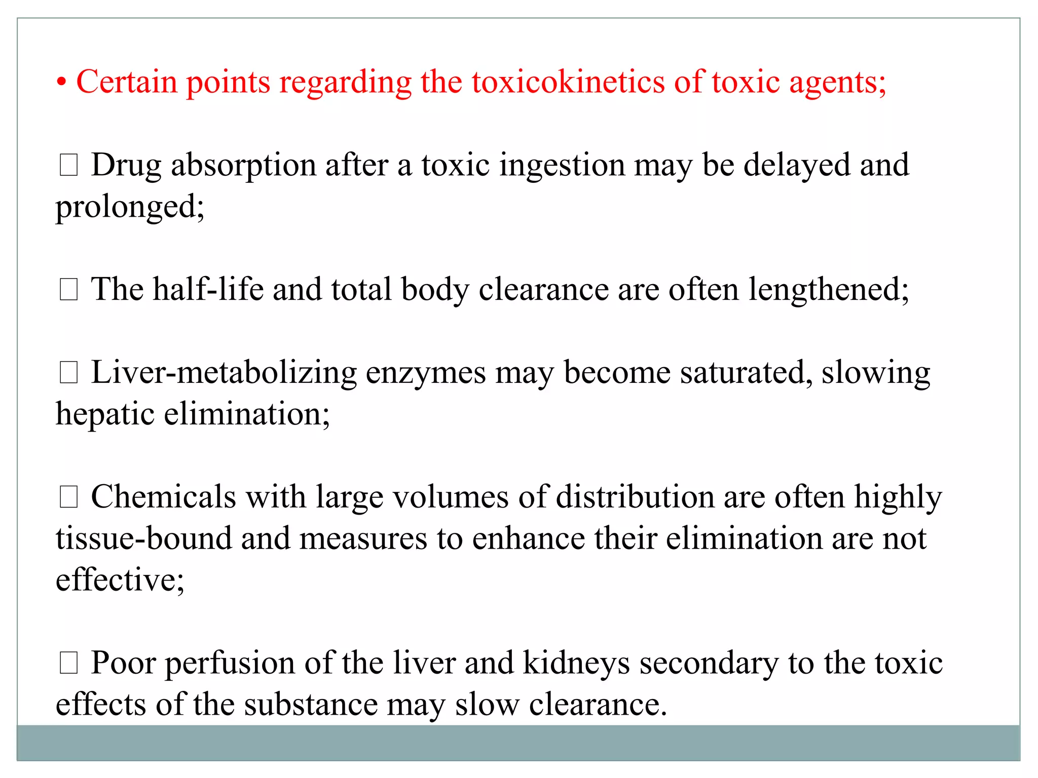 Toxicokinetics toxicology pre-clinical pharmacology | PPTX