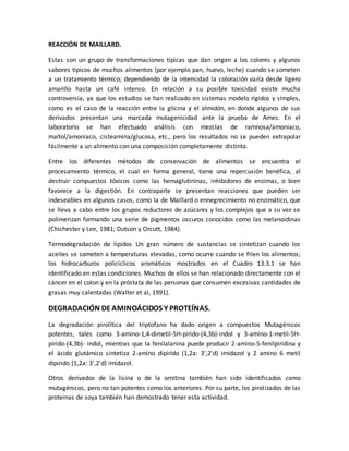Toxicologia de los alimentos | DOCX