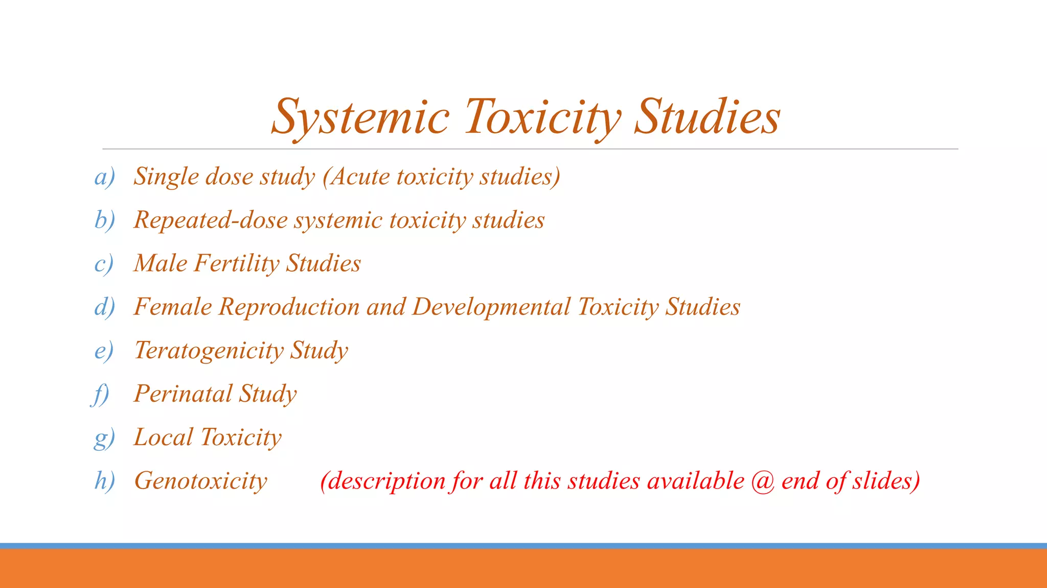 Toxicological Approach to Drug Discovery | PPTX