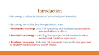 Toxicological Approach to Drug Discovery | PPTX
