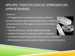 Toxicological emergencies ppt | PPTX
