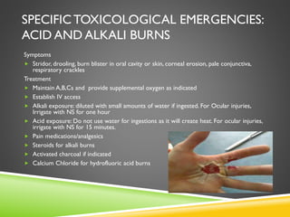 Toxicological emergencies ppt | PPTX