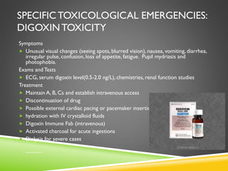 Toxicological emergencies ppt | PPTX