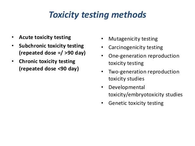 Toxicological screening