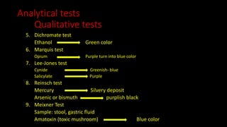 Toxicological screening | PPTX