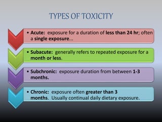 Principle o f Toxicology and ADR | PPTX