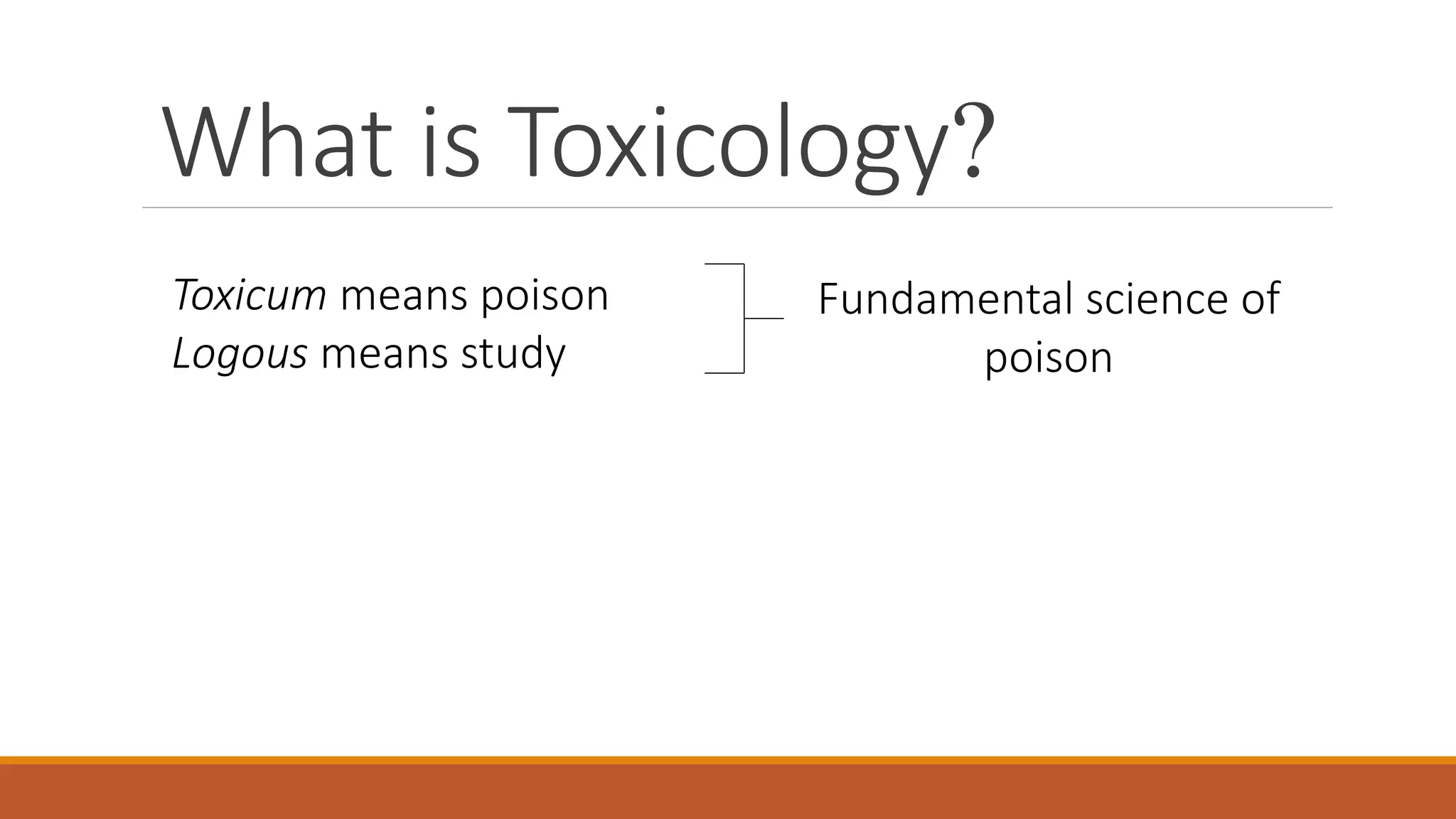 Introduction to Toxicology and Forensic Toxilogical Examination and it ...