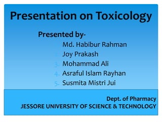 Toxicology | PPTX