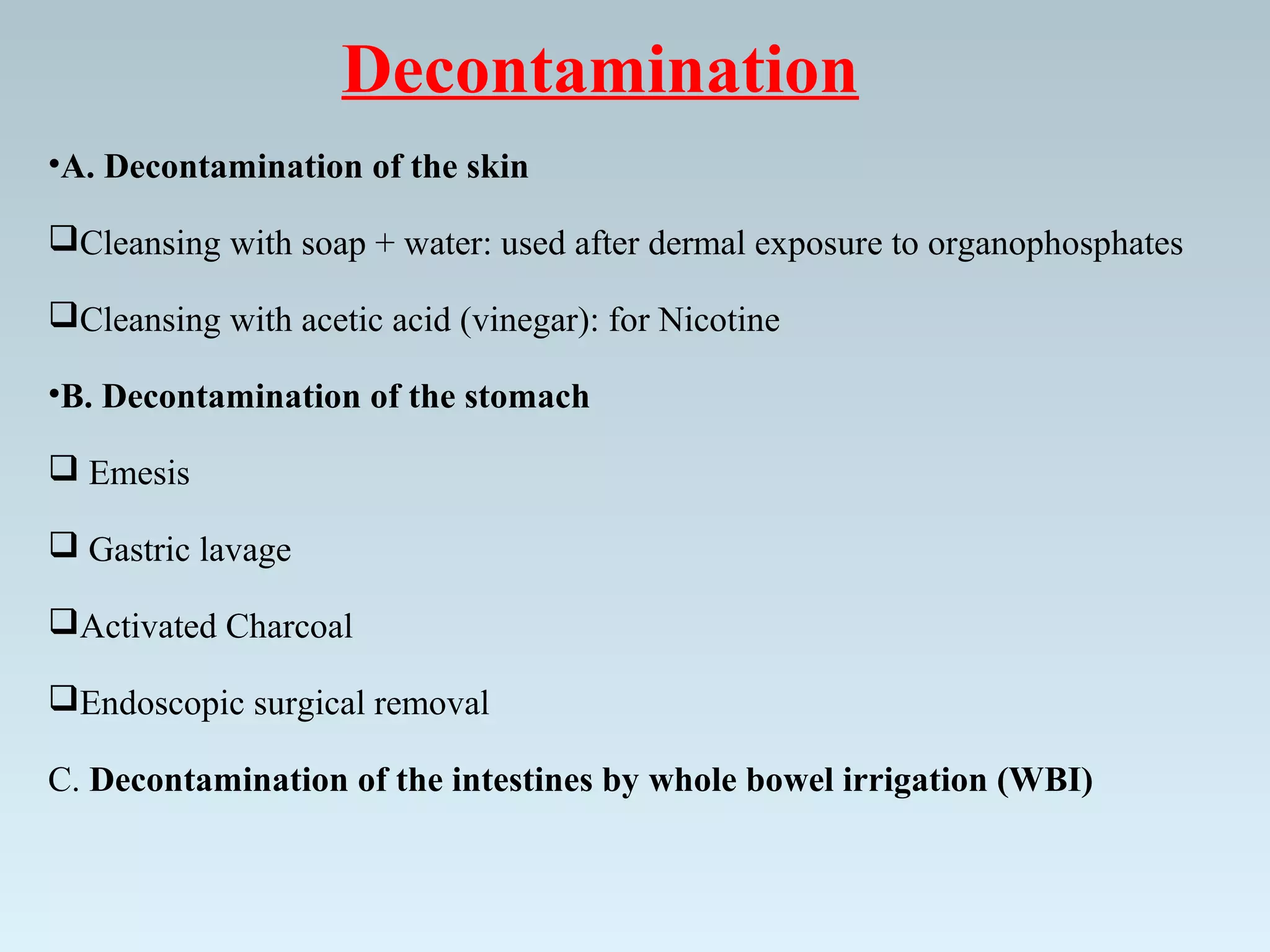 Drug Overdose and its Management - Antidotes | PPT