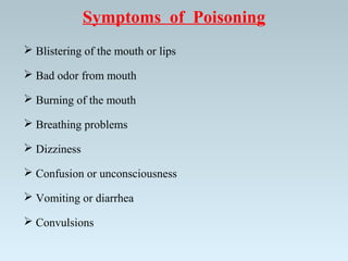 Drug Overdose and its Management - Antidotes | PPT