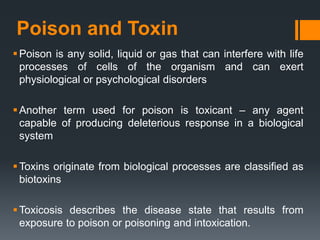 Toxicology | PPTX