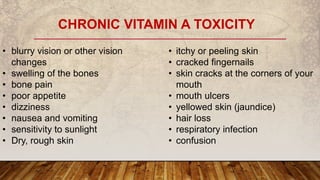 Health Hazards of Hypervitaminosis ( Vitamin A) | PPT