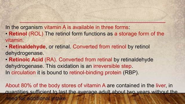 Health Hazards of Hypervitaminosis ( Vitamin A) | PPT