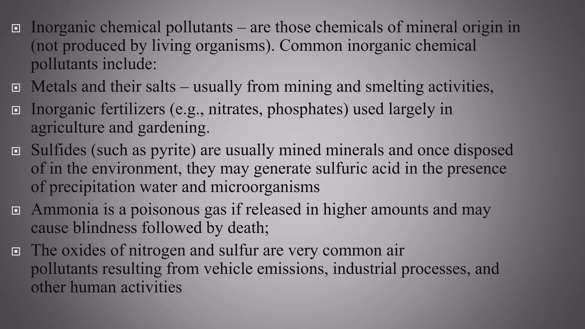 TOXICANTS AFFECTING ENVIRONMENTAL | PPTX