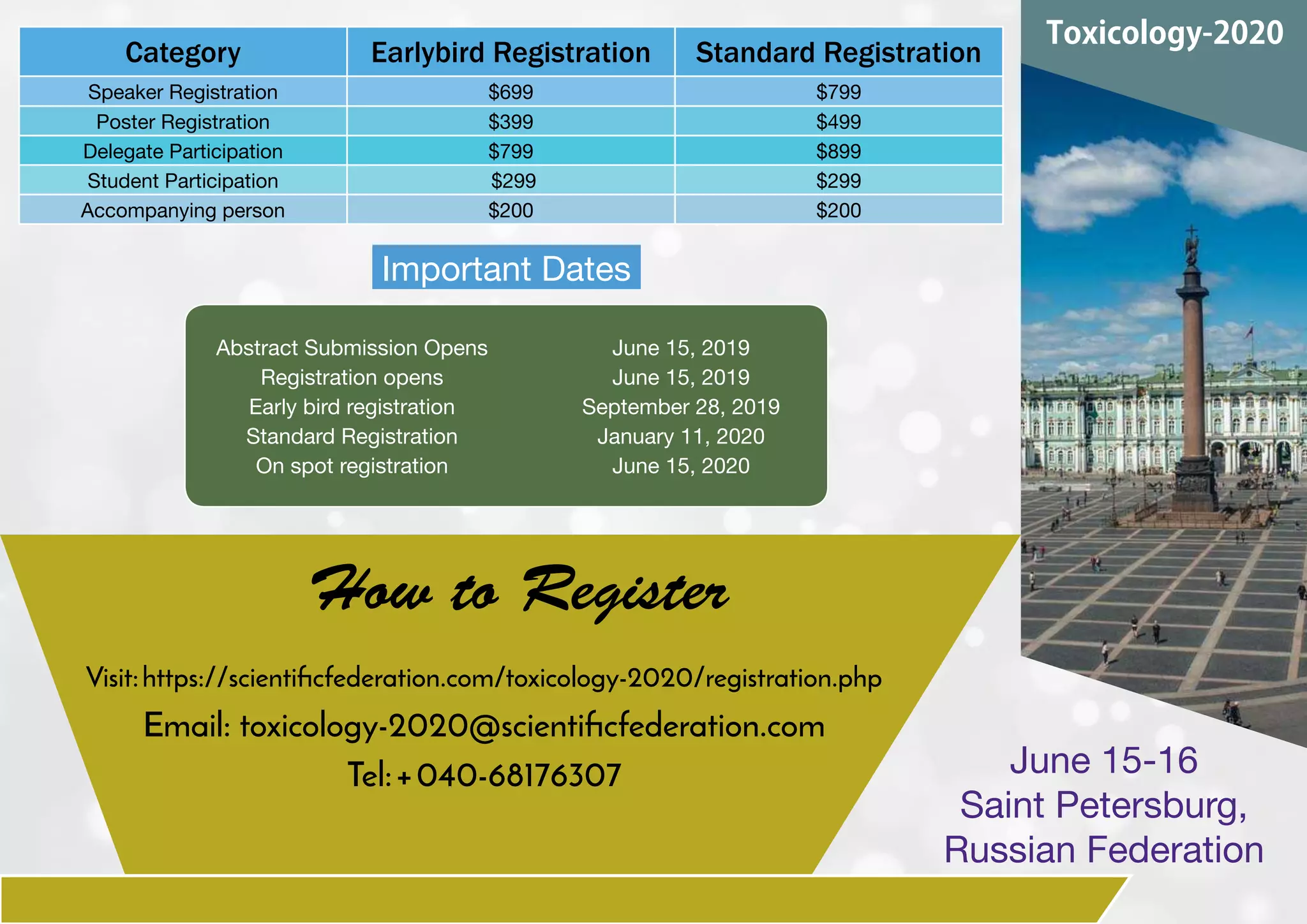 Toxicology 2020 brochure | PDF