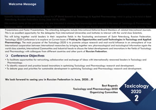 Toxicology 2020 brochure | PPT