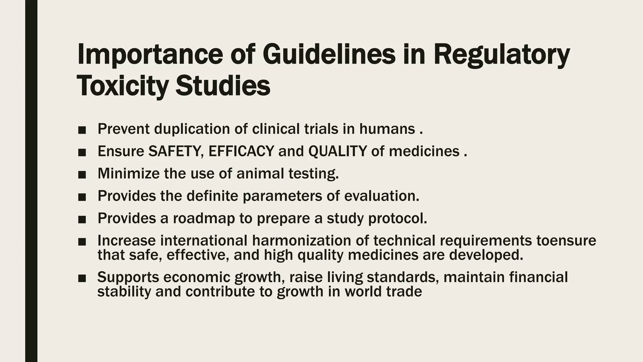 Toxicology & Regulatory Guidelines for Conducting Toxicity Study | PPTX
